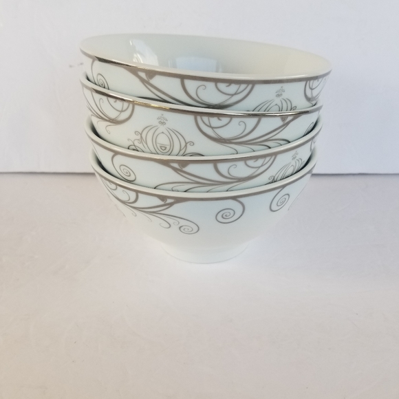Dining | Rare Zrike Disney Princess Cinderella Fairy Godmother Bowls ...